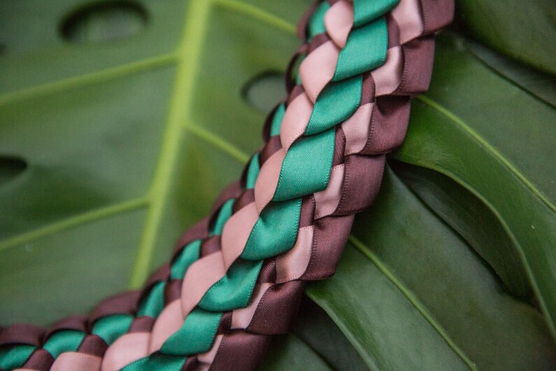 Deluxe SATIN RIBBON LEI Army // Camo colors | Etsy