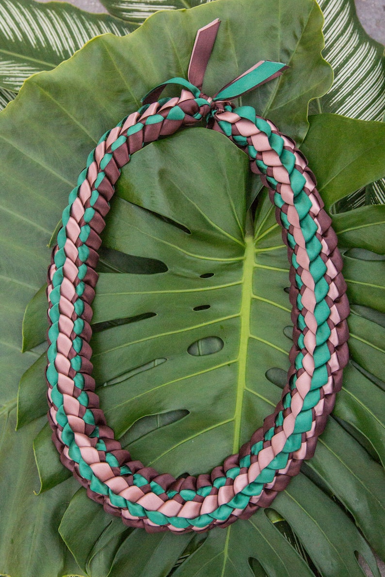 Deluxe SATIN RIBBON LEI Army // Camo colors | Etsy