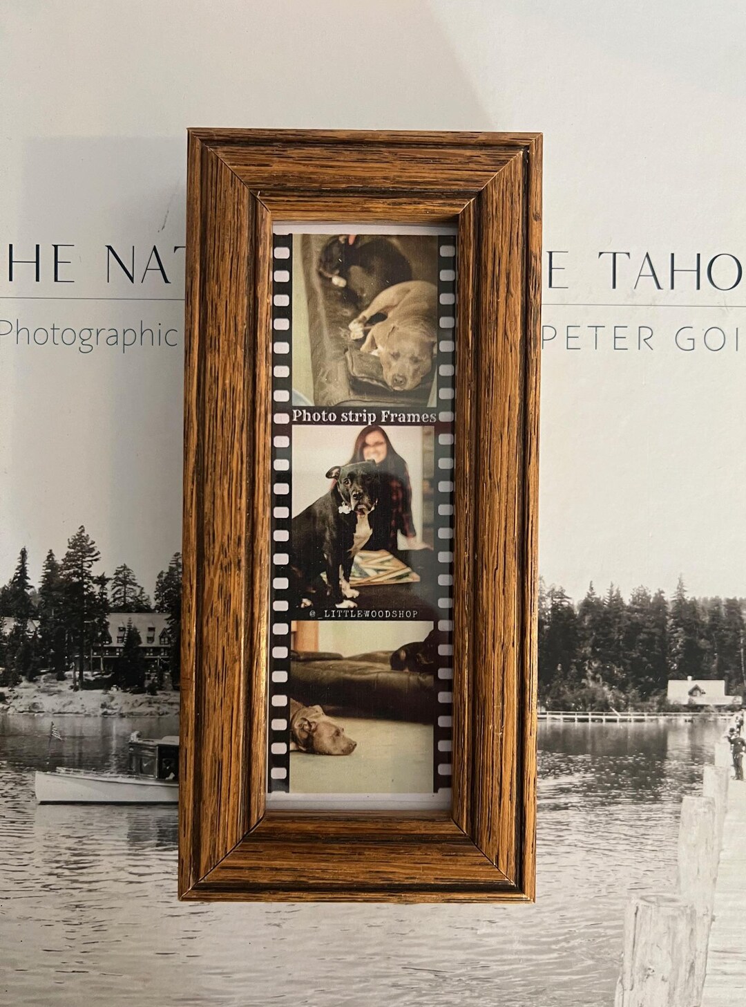 Wooden Photo Strip Frame Reclaimed Materials - Etsy