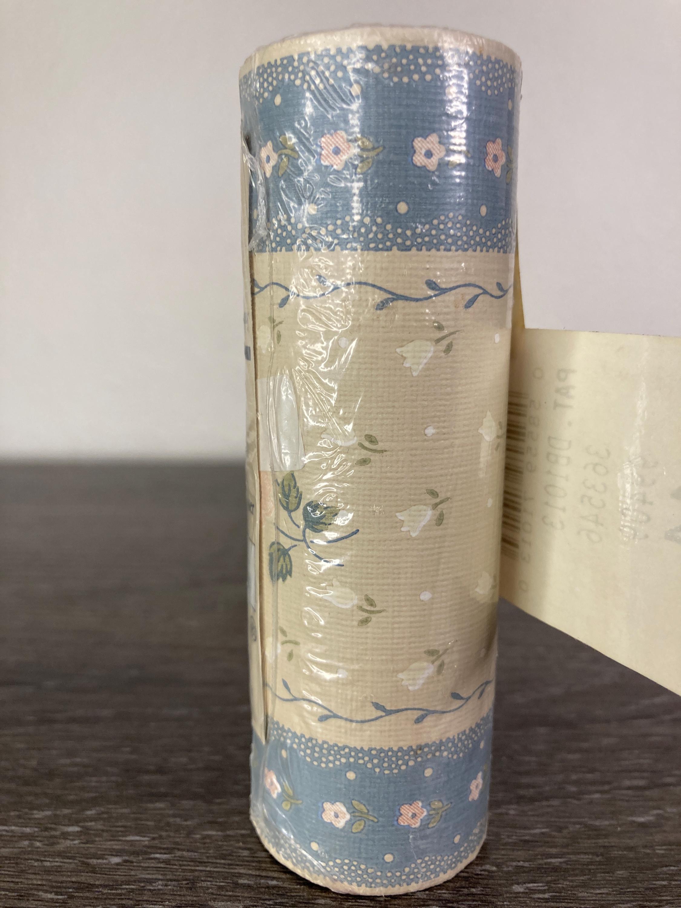 Vintage Cottage Wallpaper Decorative Vinyl Border Rolls Brand New Pre ...