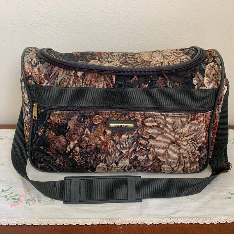 Vintage Tapestry Overnight Bag - Etsy