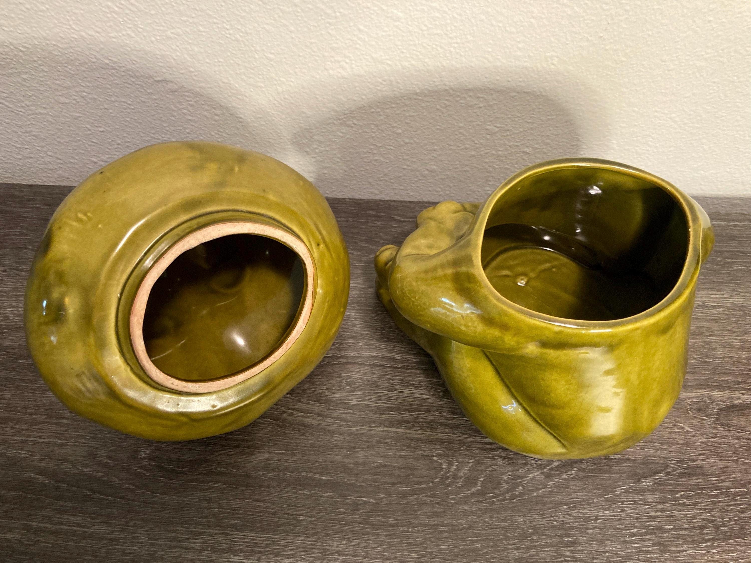 Vintage Neil the Frog Cookie Jar 1970 's Sears Ceramic Canister 906 USA ...