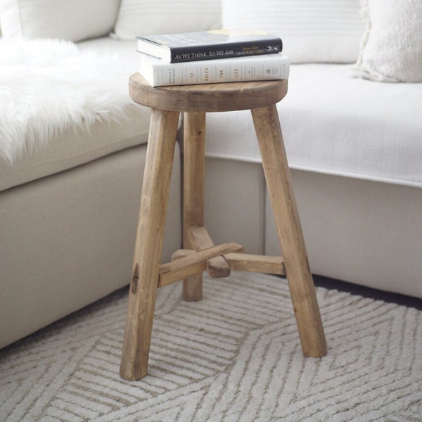 Rustic Side Table - Etsy