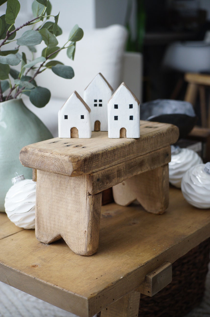 Rustic Wooden Mini Stool Milking Stool Step Stool Vintage - Etsy