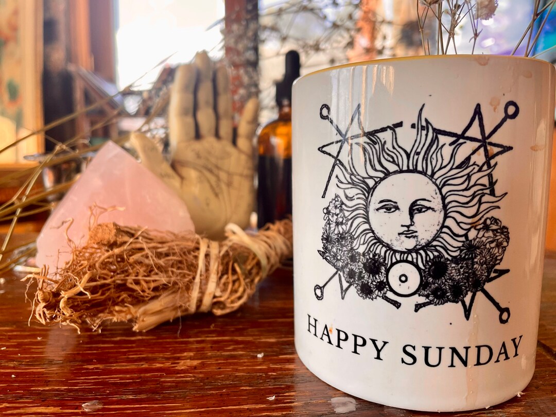 Sun Astrology Leo /esoteric /HAPPY SUNDAY/ Agrippa Mug - Etsy