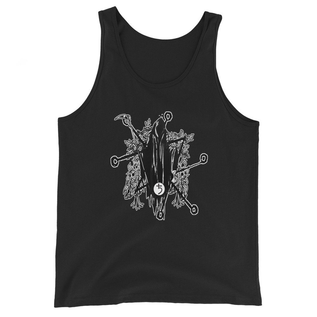Saturn Occult Astro Unisex Tank Top - Etsy