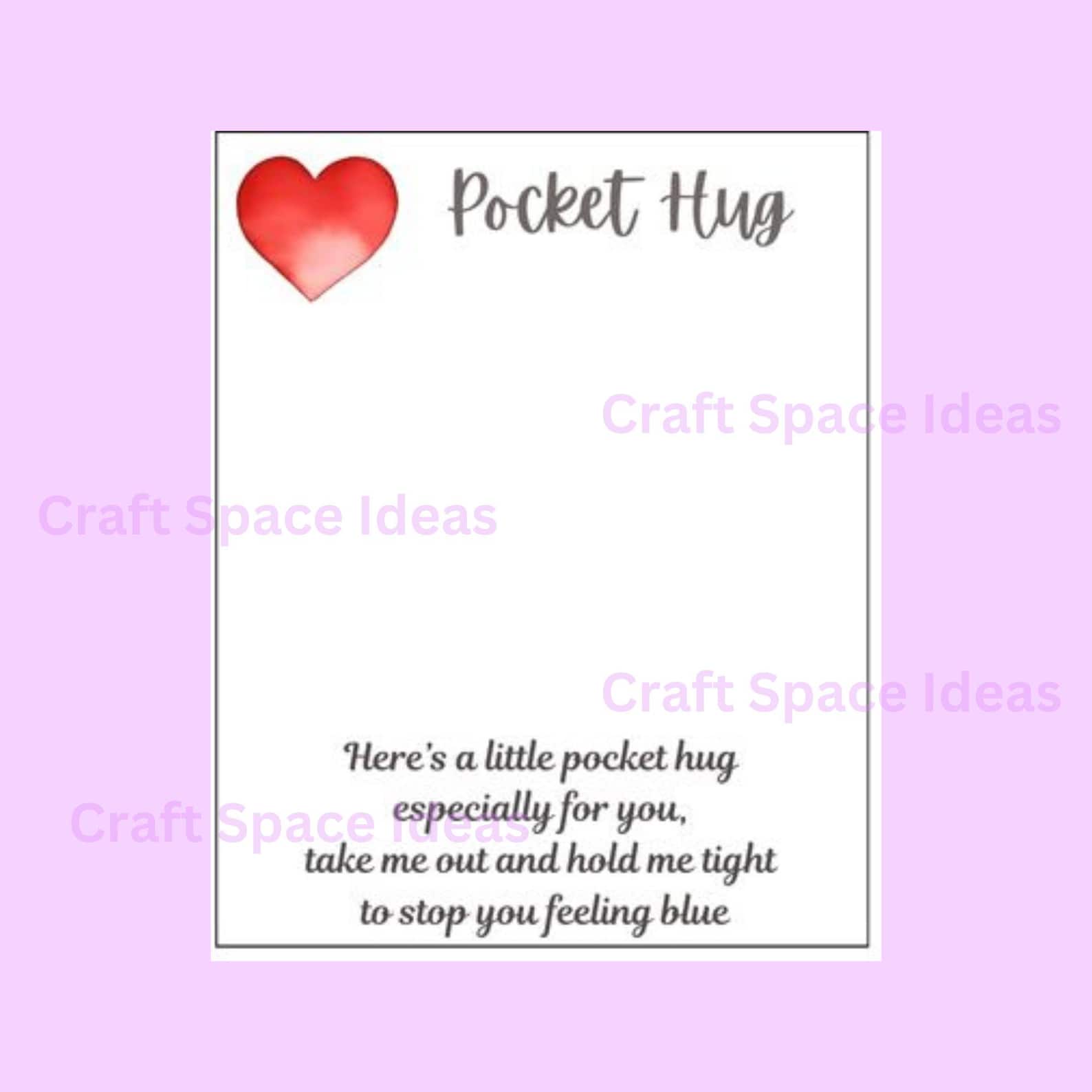 Pocket Hug Verse Display Cards, 4 Different Designs, 2 Sizes, 8 Pages ...