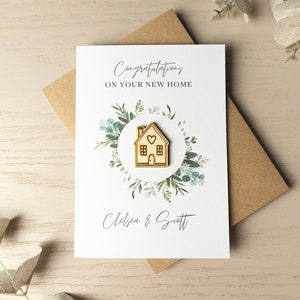 New Home Card, Moving House Card, Personalised Housewarming Card, New ...