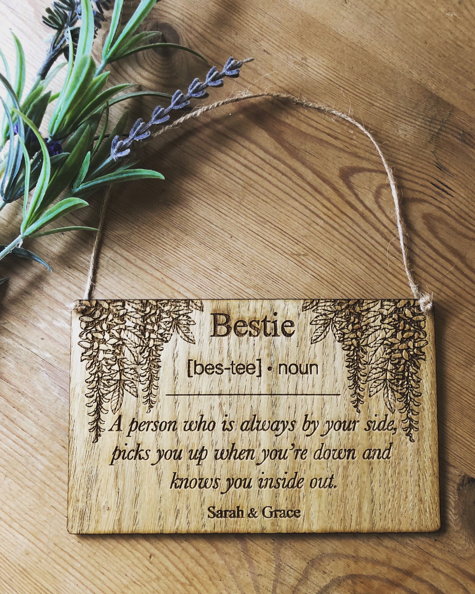 Bestie Sign Bestie Gift Best Friend Gift Idea Definition | Etsy