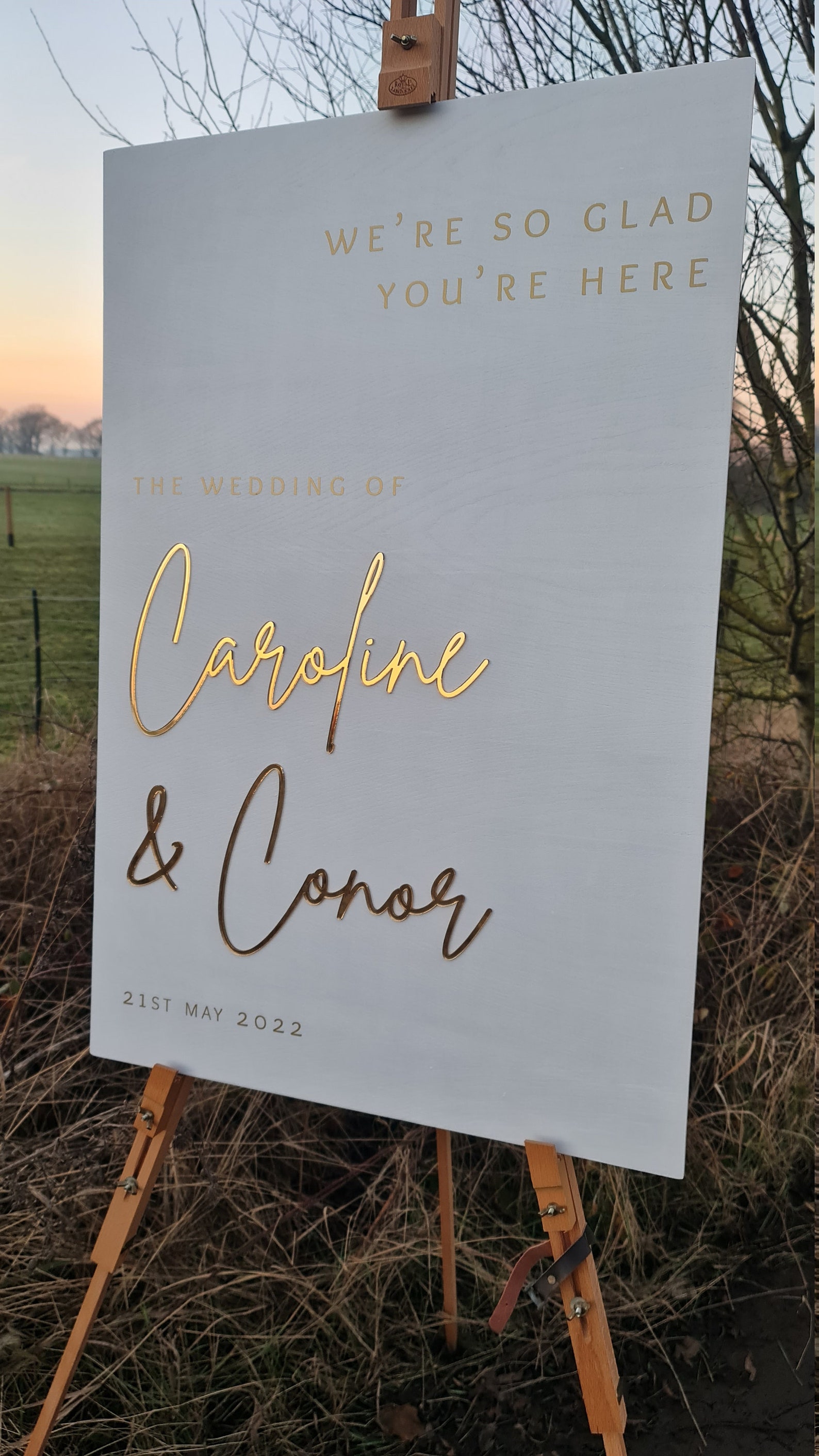 Personalised A3 A2 A1 Acrylic Wedding Welcome Sign Bridal - Etsy UK