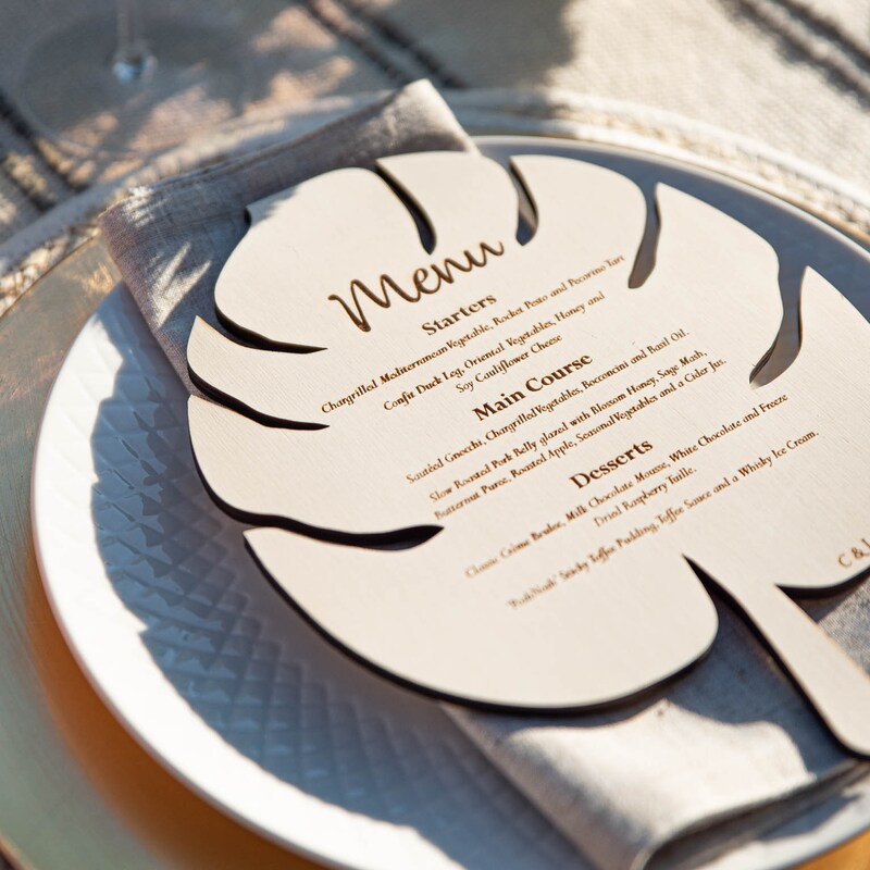 Personalized Menu Cards - Etsy