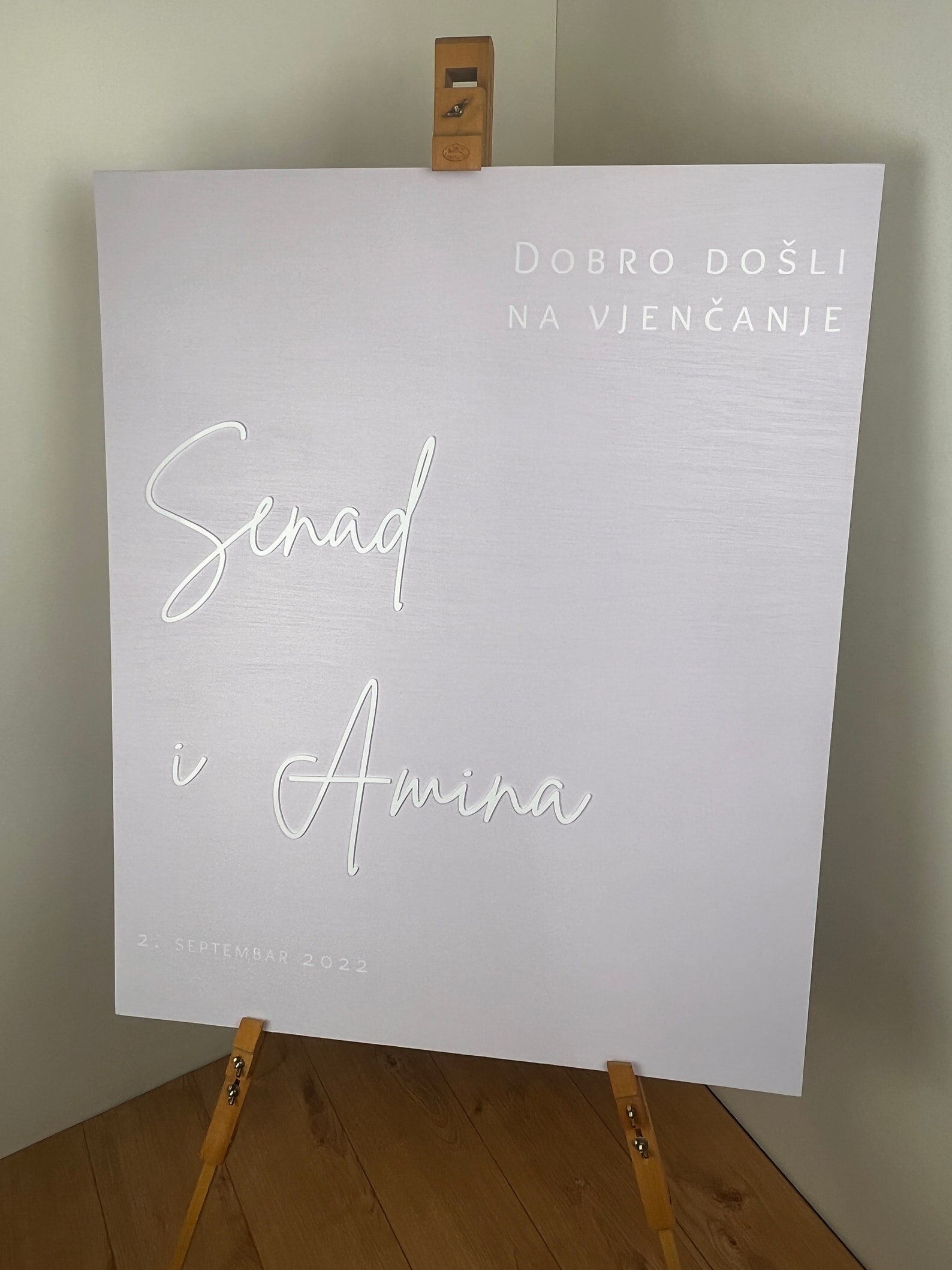 Personalised A3 A2 A1 Acrylic Wedding Welcome Sign Bridal - Etsy UK