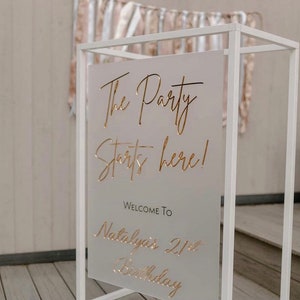 Party Entrance Sign, Personalised Occasion Sign, Wedding Entrance, the ...