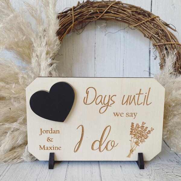 Wedding Countdown - Etsy