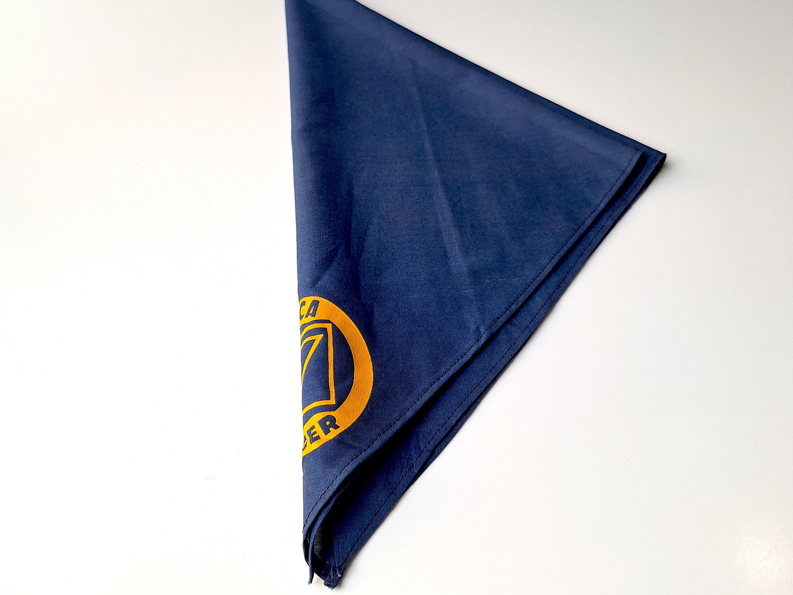 1970s YMCA Ragger Blue Bandana - Etsy