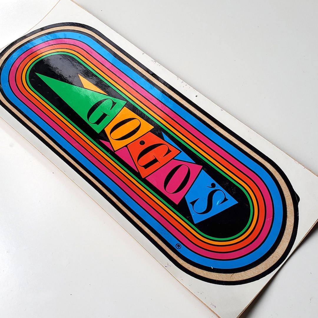 Go Go's KLOS Rainbow Bumper Sticker - Etsy