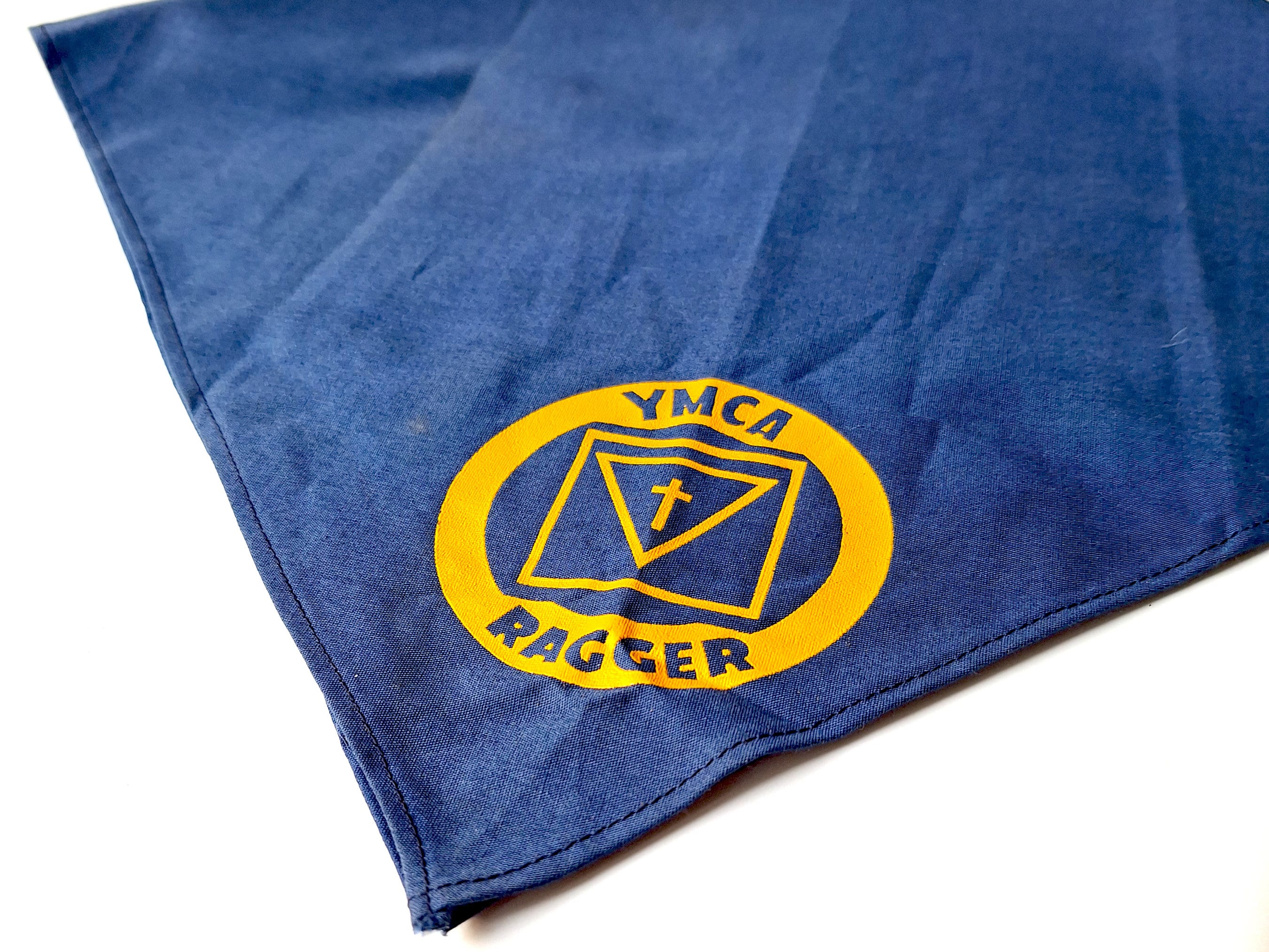 1970s YMCA Youth Camp Ragger Blue Bandana - Etsy