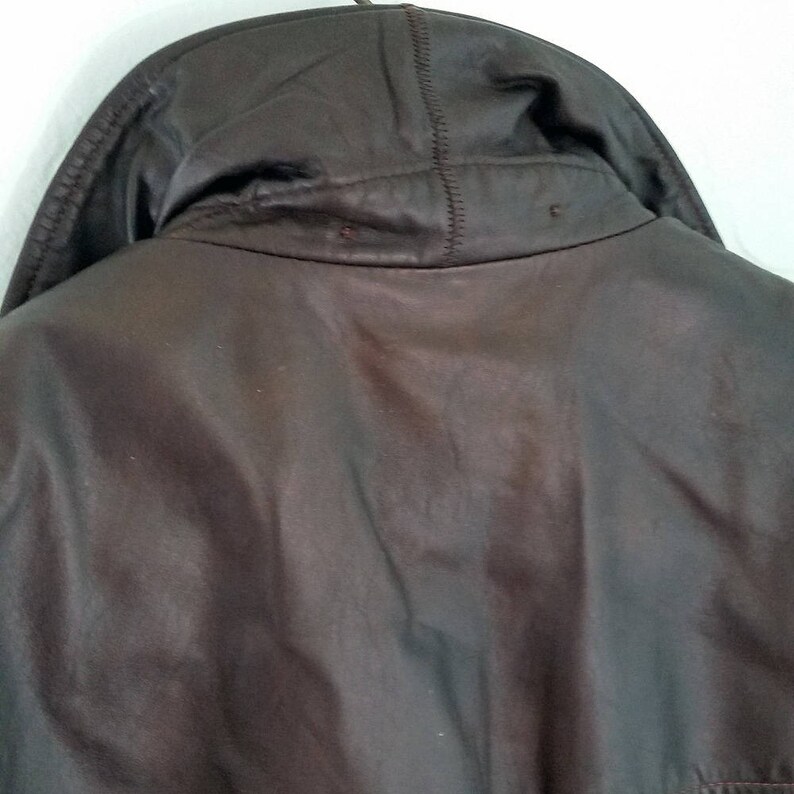 Vintage Robert Lewis 1970's Men's Leather Motorcycle Flight Retro Mod ...