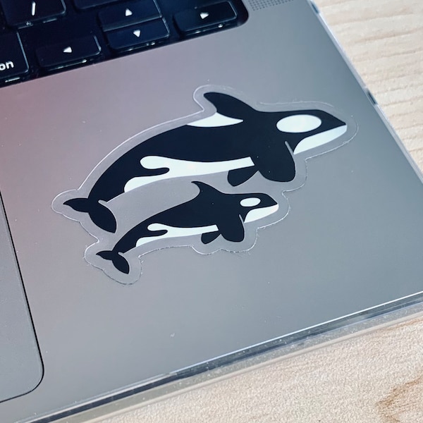 Baby Orca Decal - Etsy