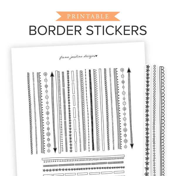 Doodle Dividers - Etsy