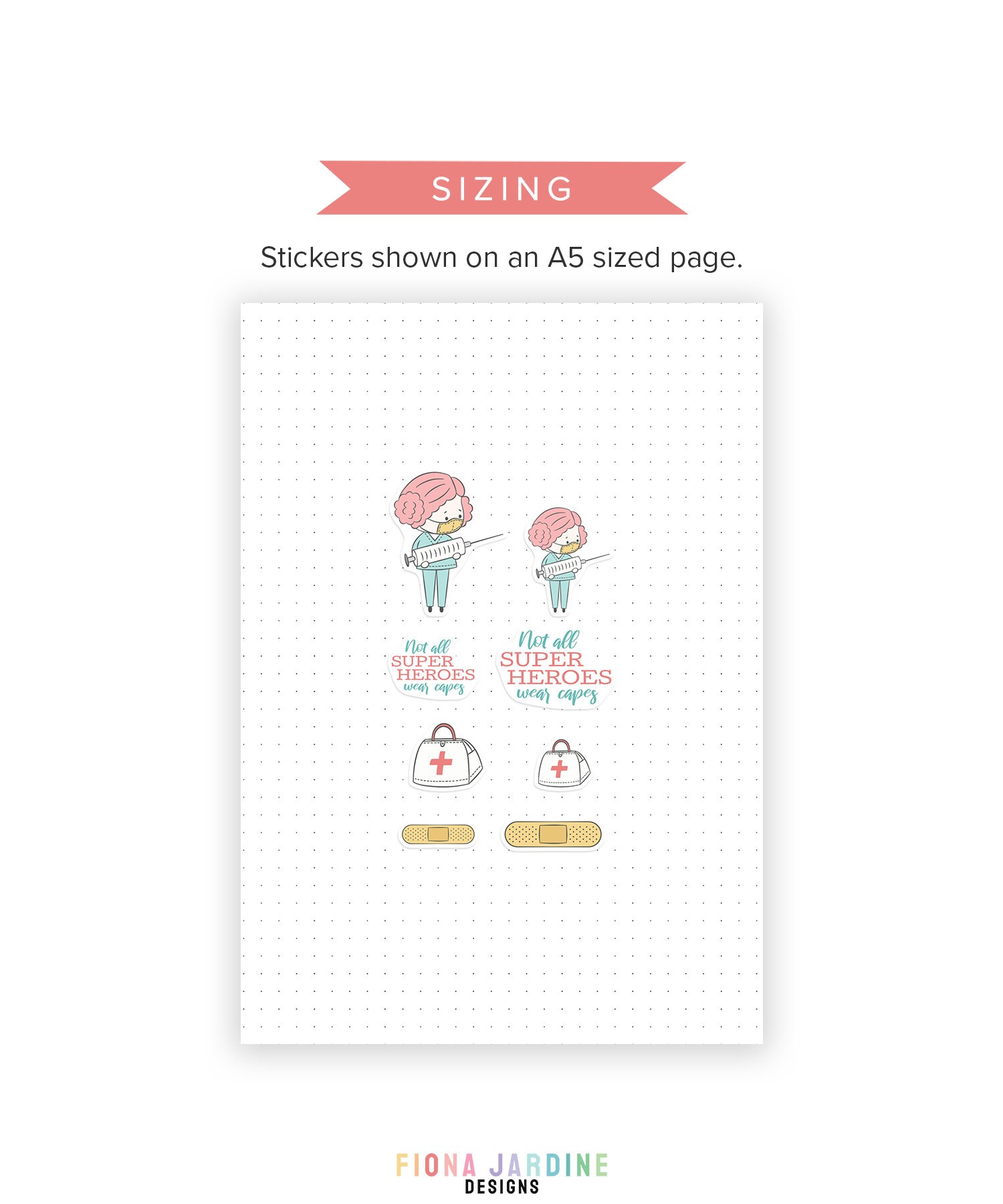 Nurse and Doctor Printable Planner Stickers Nurse Stickers | Etsy