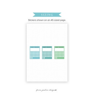 30 Day Habit Tracker Printable Planner Stickers, Daily Planner ...