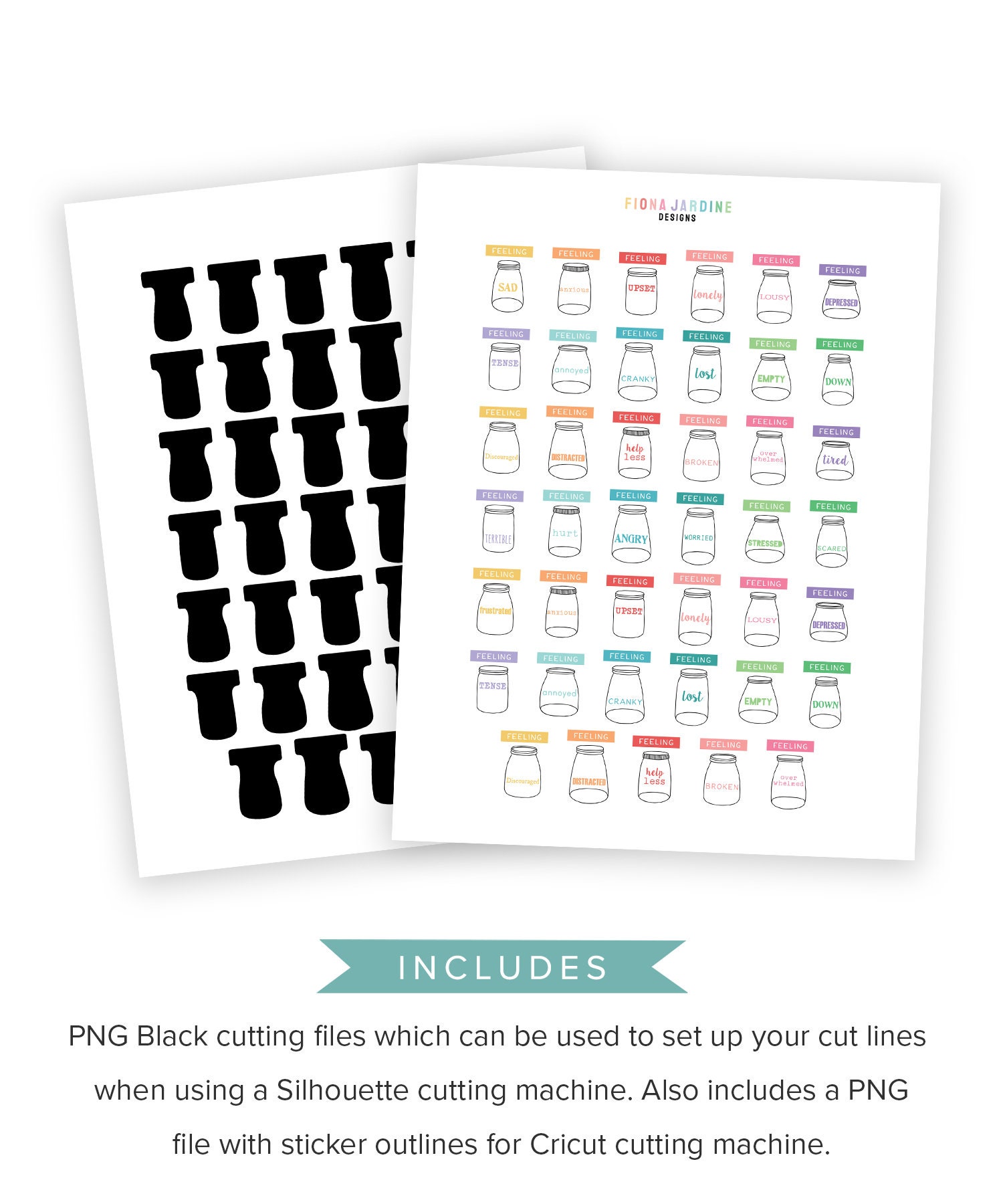 Printable Bad Mood Tracker Stickers for Day Planner Hand | Etsy