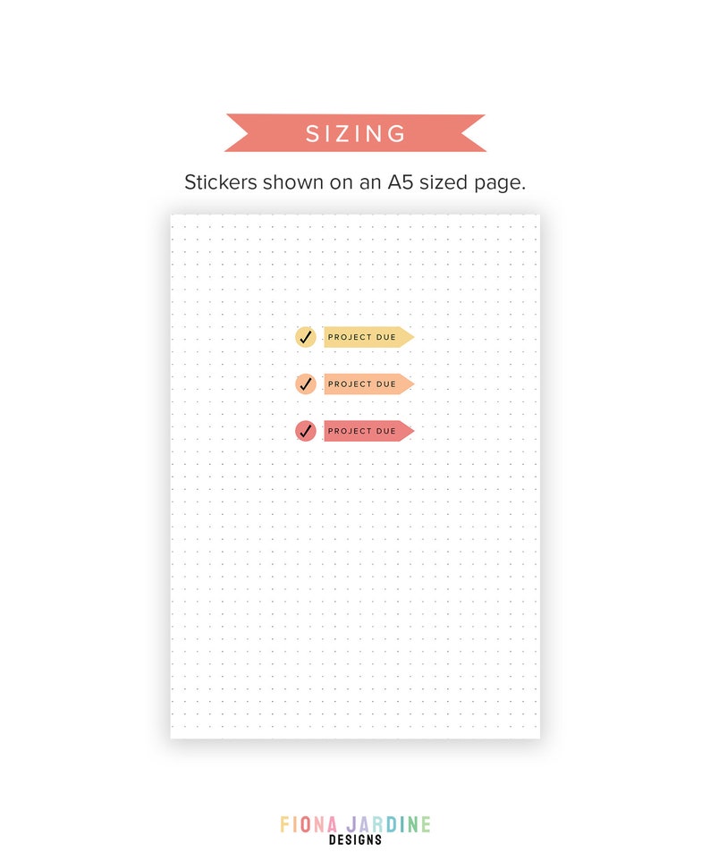 Printable Study Stickers Project Printable Planner Stickers - Etsy