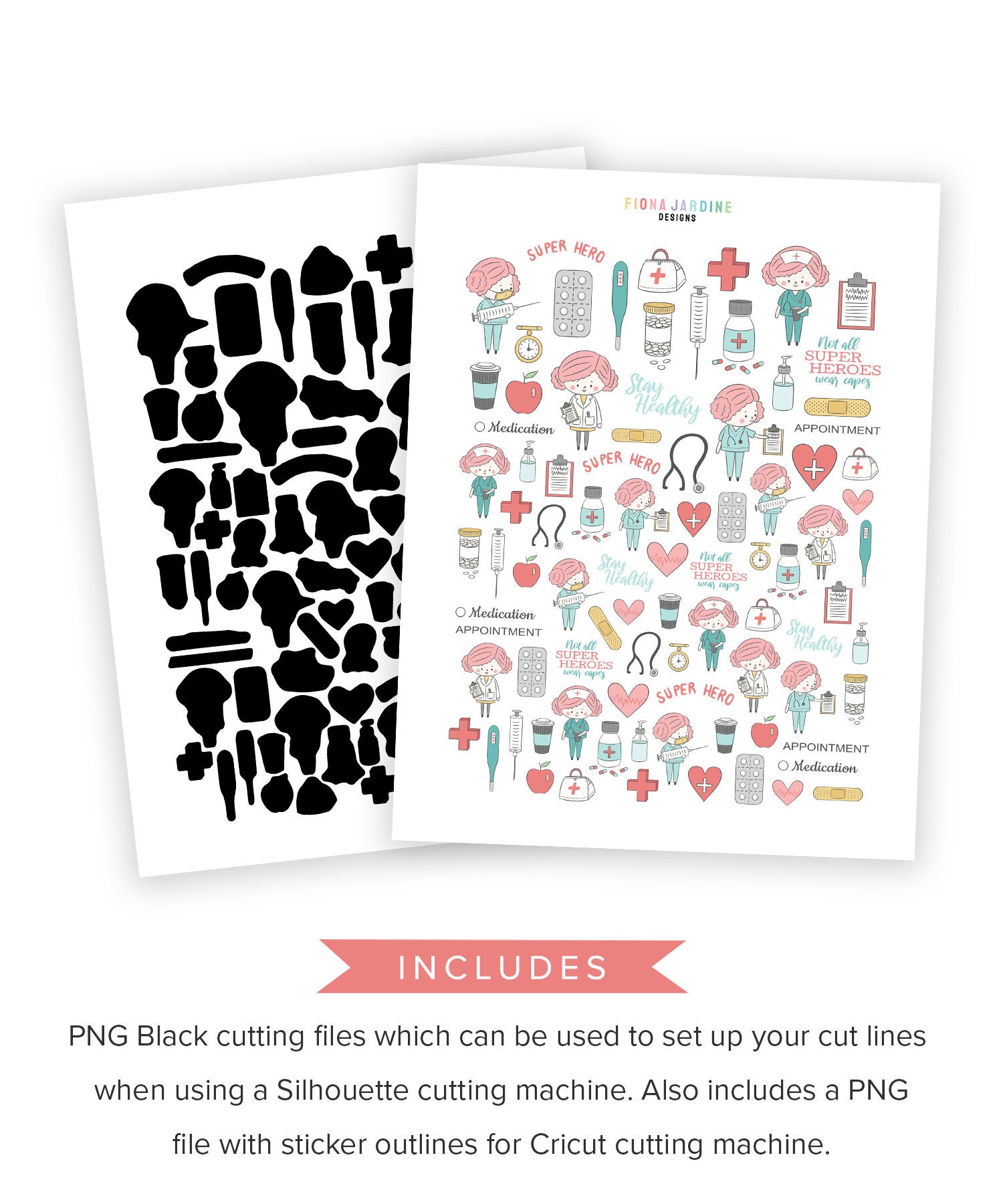 Nurse and Doctor Printable Planner Stickers Nurse Stickers - Etsy