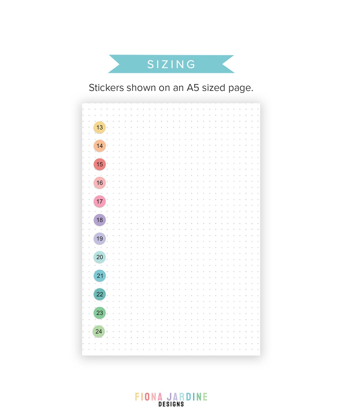 1-100 Number Printable Planner Stickers Number Stickers for - Etsy
