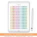 360 Colored Number Stickers for Digital Daily Planner, Digital Bullet ...