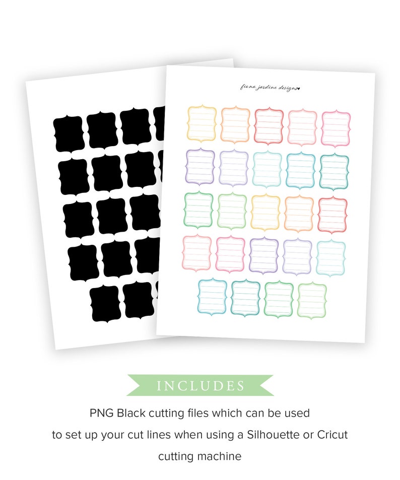 Printable Journal Stickers for Daily Planner Lined Journaling - Etsy