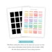 30 Day Habit Tracker Printable Planner Stickers, Daily Planner ...
