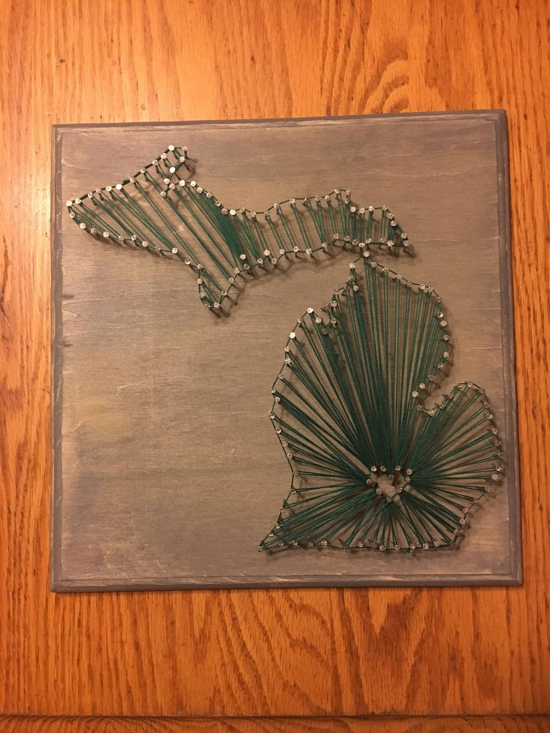 Lansing Michigan String Art - Etsy