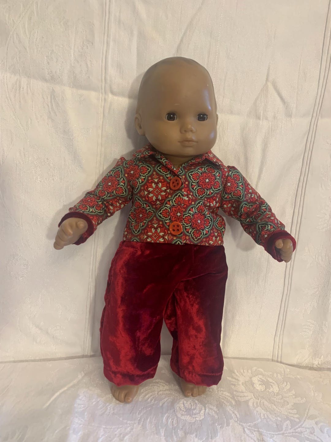 Bitty Baby Holiday Pants Outfit - Etsy