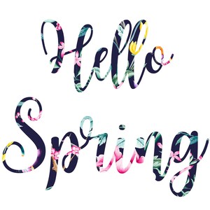 Hello Spring PRINTABLE / 8X10 and 5X7 / Digital Prints / Instant ...