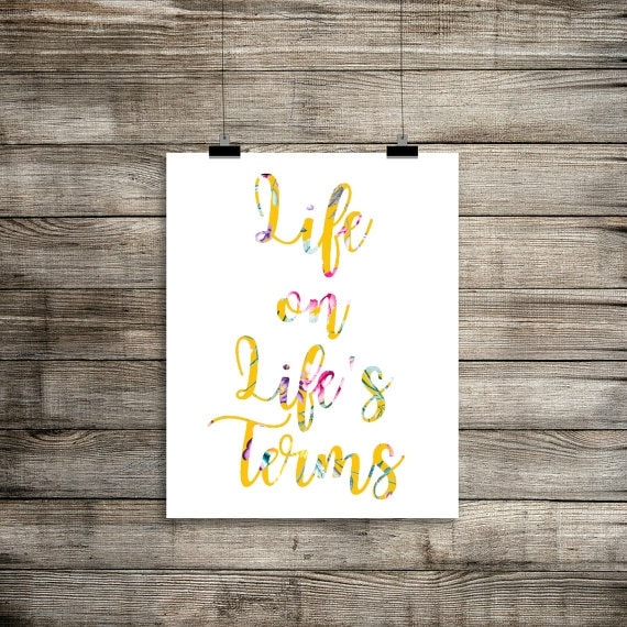 Life on Life's Terms 8x10 Printable Digital Download | Etsy