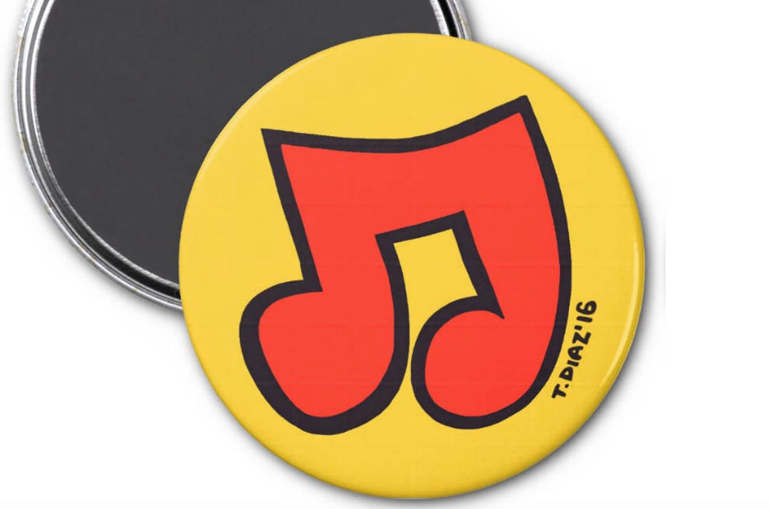 Music Note Magnet - Etsy