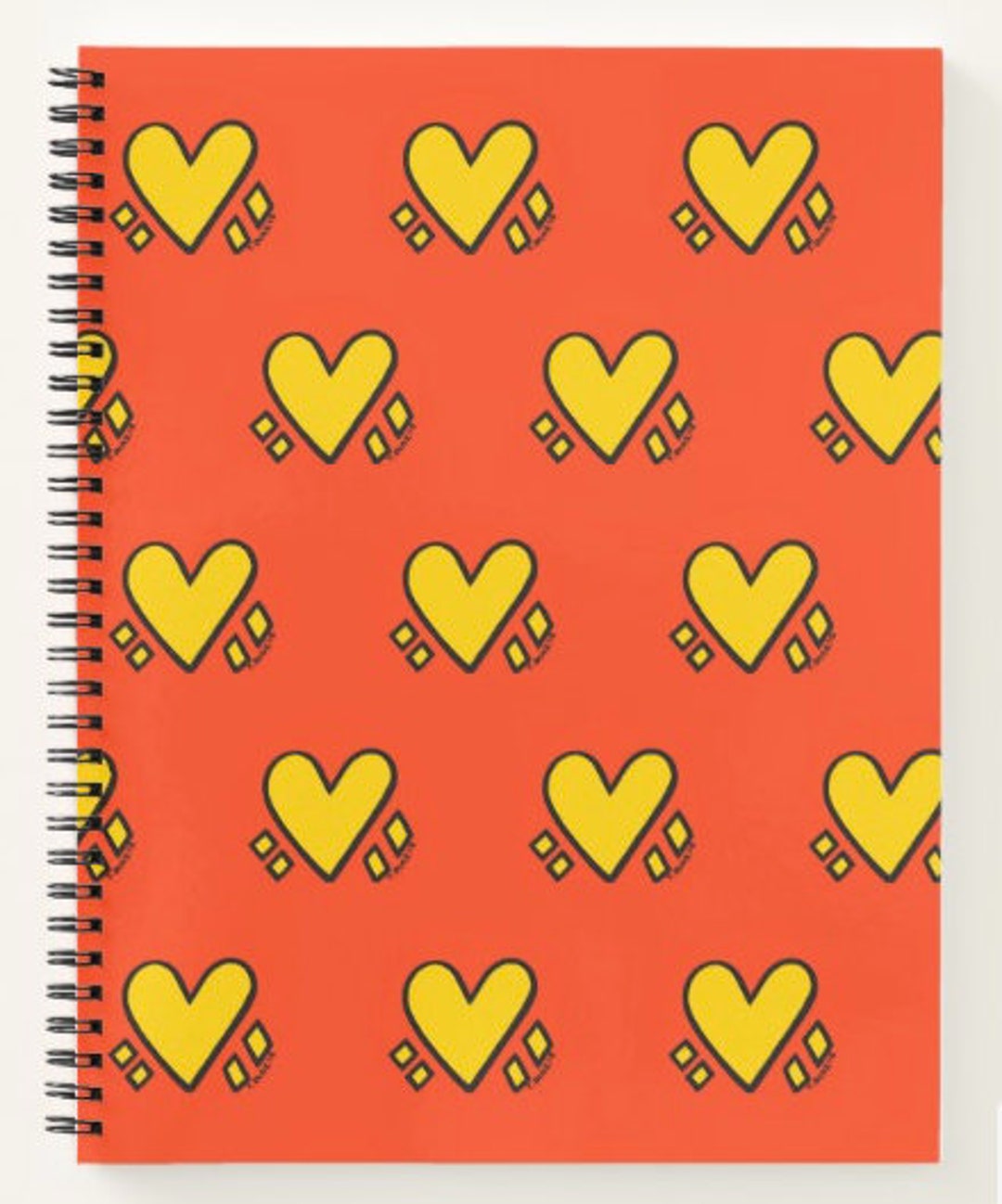 Hearts Notebook - Etsy