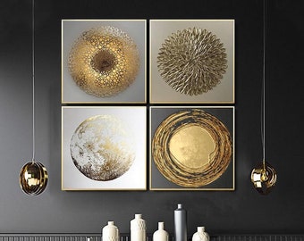 Gold Gallery Wall - Etsy