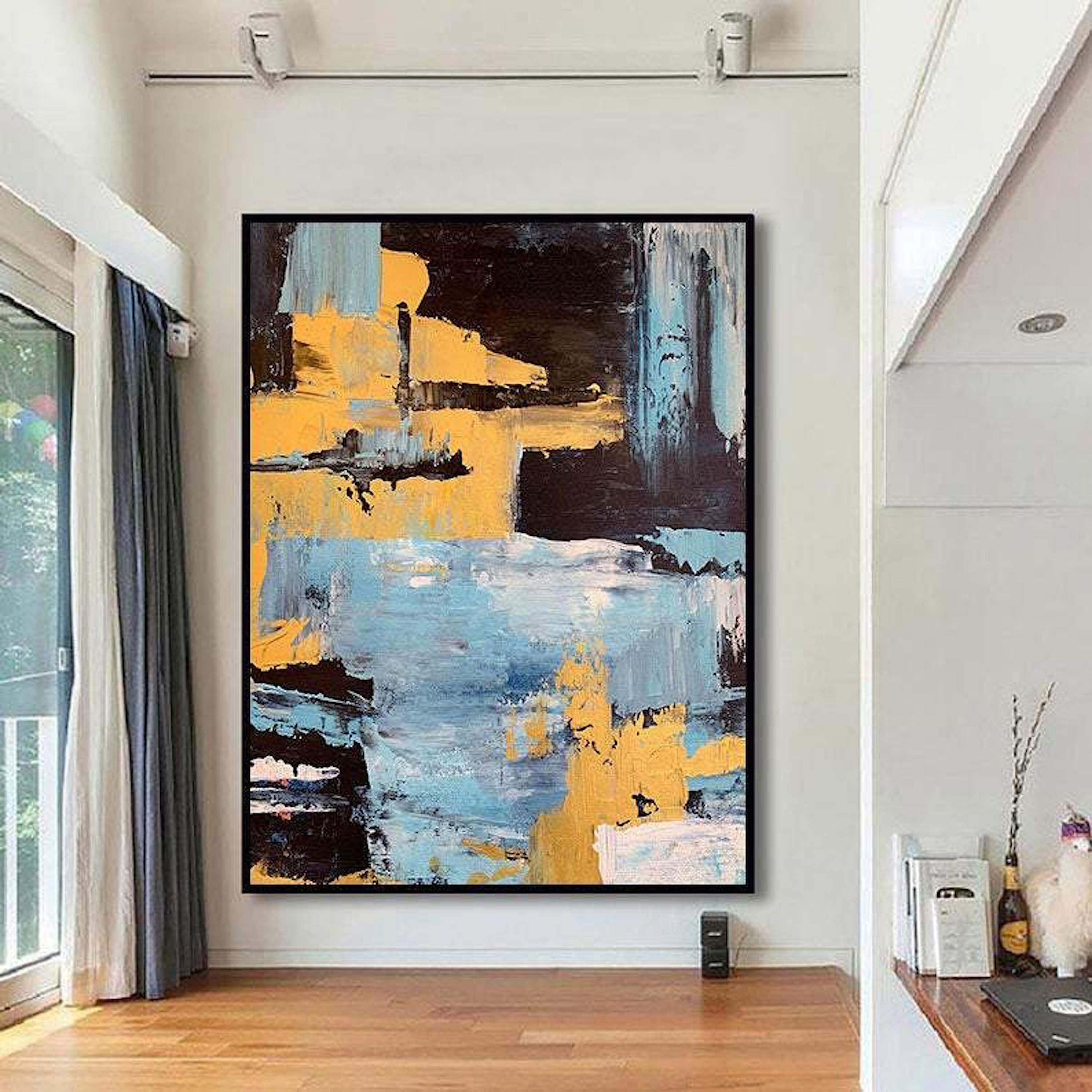 Oversized Wall Art Hand Painted Large Wall Art Picture Large Canvas Art ...