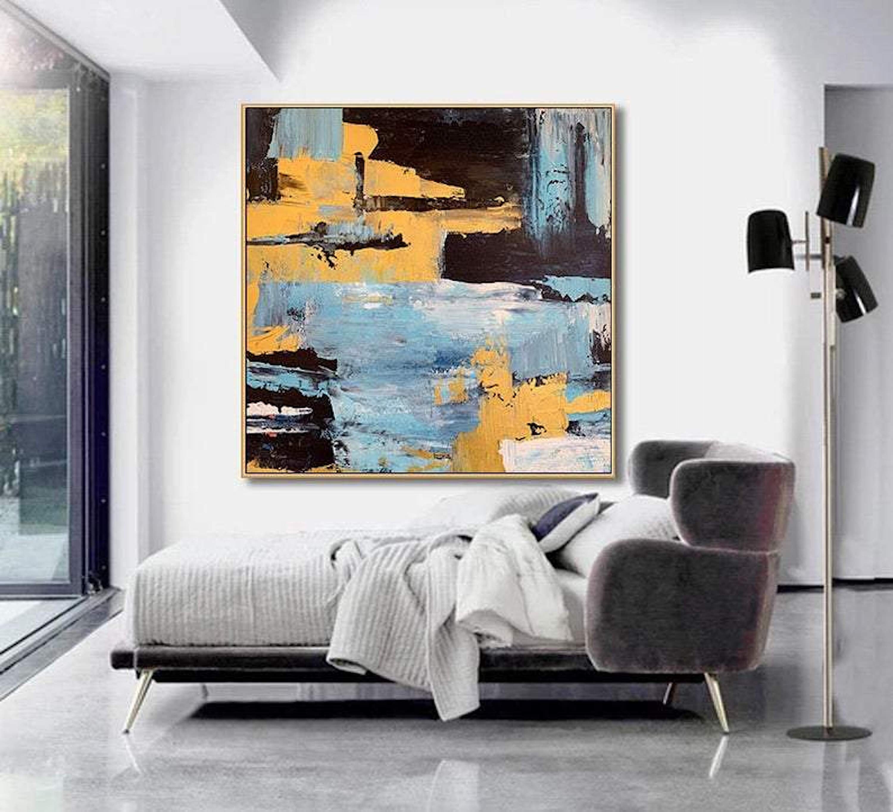 Oversized Wall Art Hand Painted Large Wall Art Picture Large Canvas Art ...