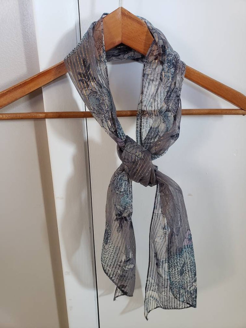 Vintage Silky Scarf Mod Scarf Head Scarf Neck Scarf Silky - Etsy