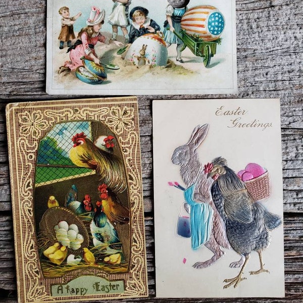 Vintage Easter Card - Etsy