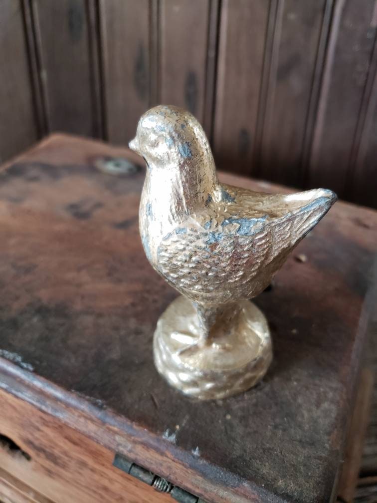 Vintage Brass Chicken Brass Decor - Etsy