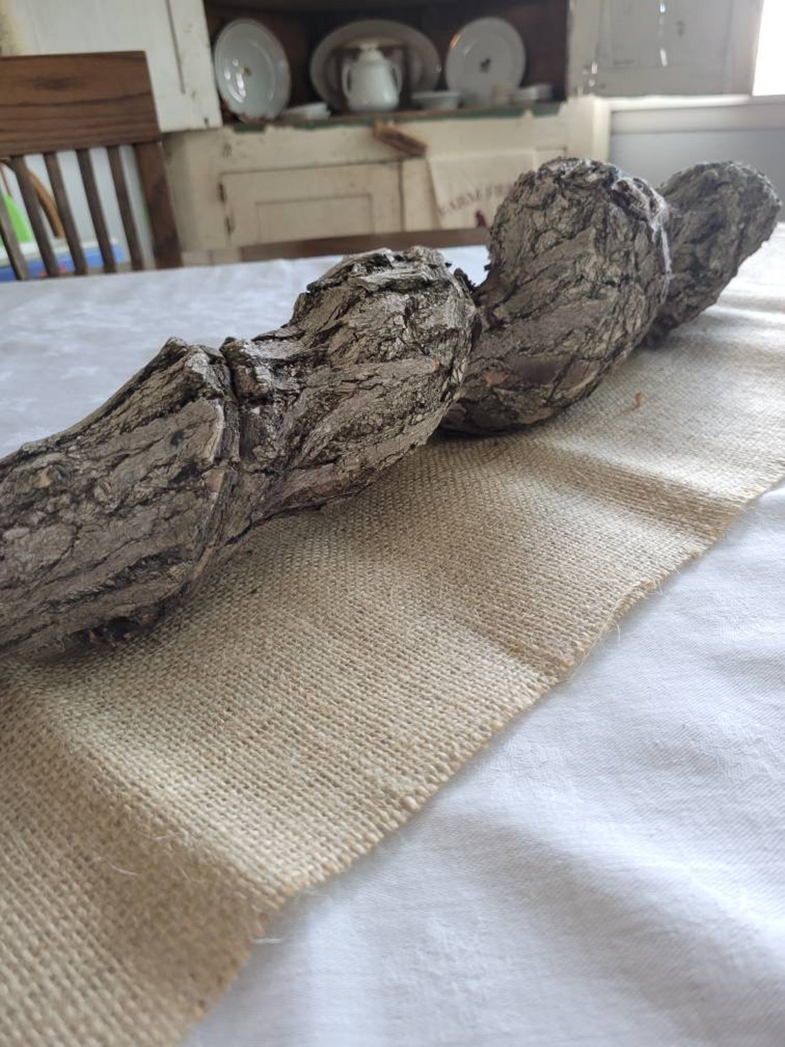 Decorative Curled Wooden Log Table Centerpiece Woodys Outdoor - Etsy