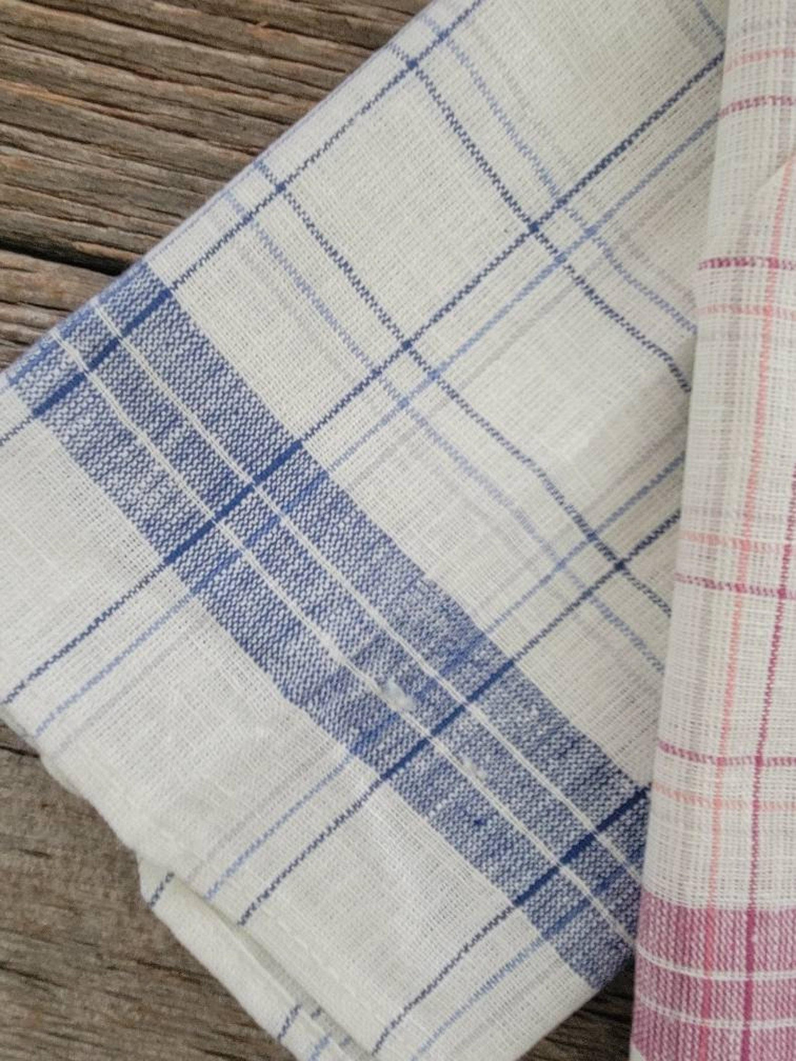 Vintage Tea Towels Dish Towels Set of Two Vintage - Etsy