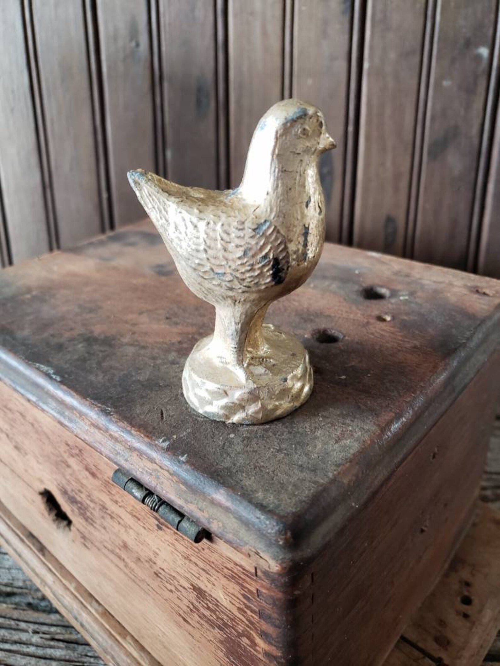 Vintage Brass Chicken Brass Decor - Etsy