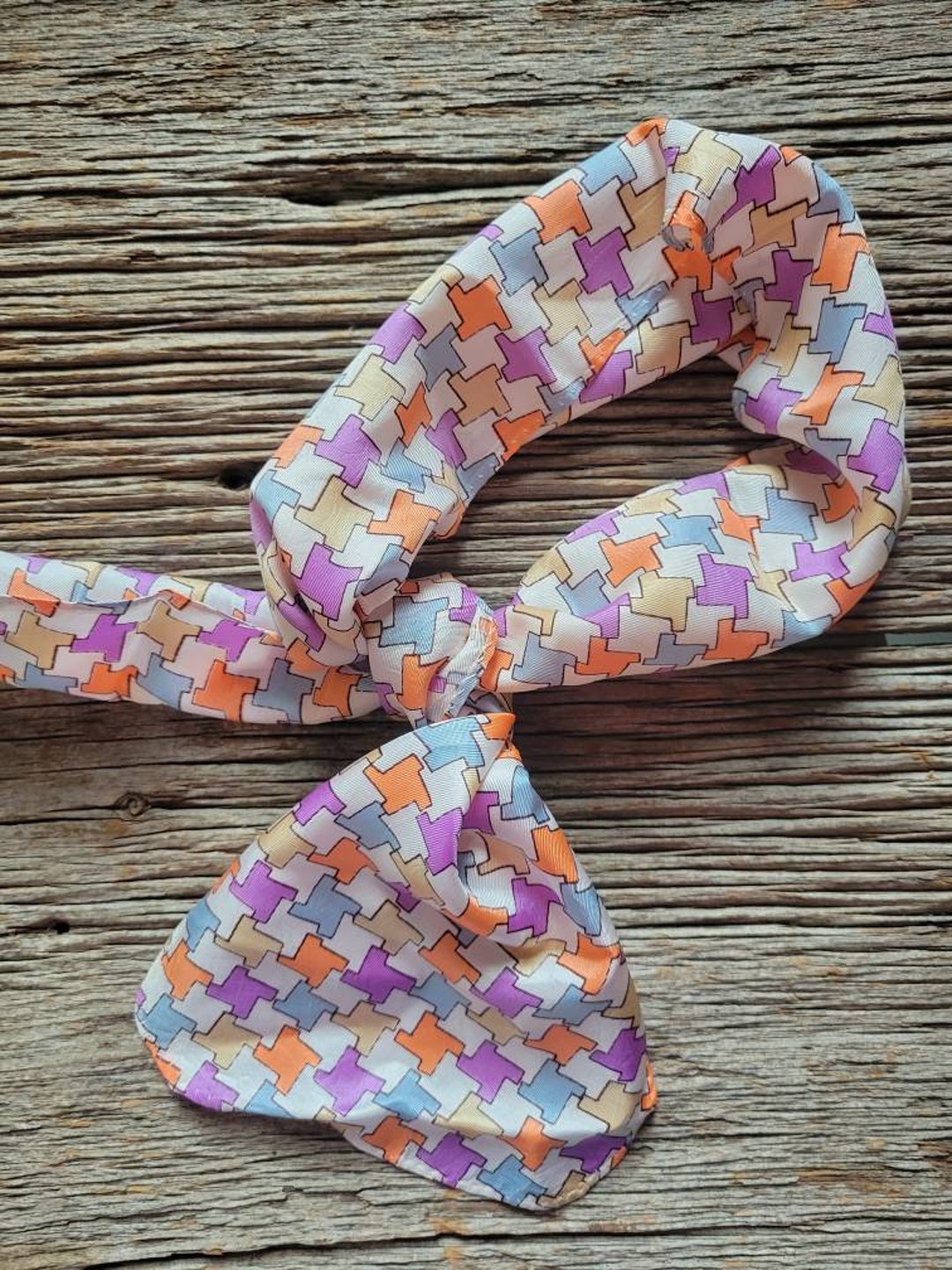 Vintage Mod Scarves, Head Scarf, Neck Scarf, Silky Scarf, Retro Scarf ...