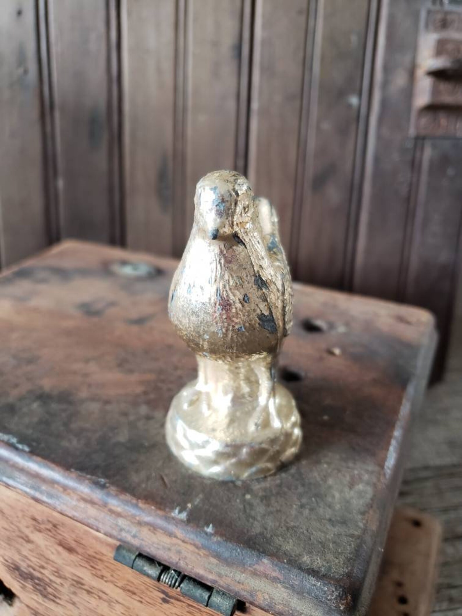 Vintage Brass Chicken Brass Decor - Etsy